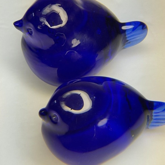 Unbranded | Art | Vintage Swedish Reijmyre By Tyko Axelsson Cobalt Blue ...